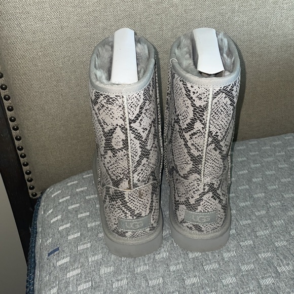 UGG | Shoes | Ugg Classic Short Metallic Snake Euc | Poshmark